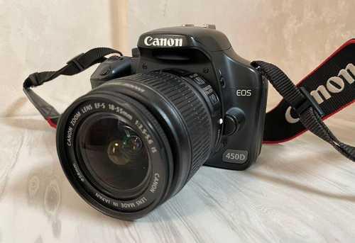 Фотоаппарат Canon EOS 450D Kit (сумка в подарок)