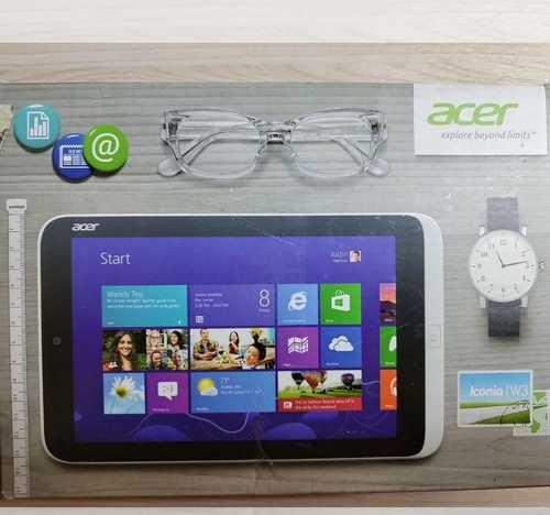 Планшет на Windows acer tab W3 64gb