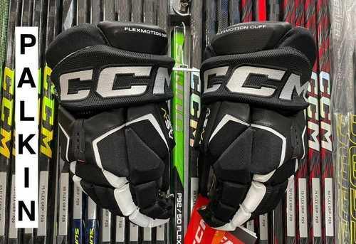 Оригинал CCM Tacks AS-V PRO 14" новые краги хоккей