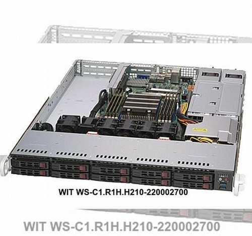 Сервер Supermicro WIT WS-C1.R1H.H210-220002700