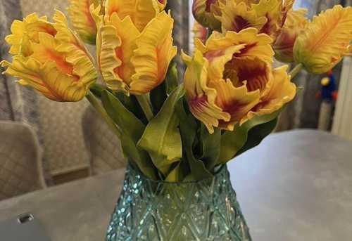 Букет искусственных цветов тюльпаны 11 шт
