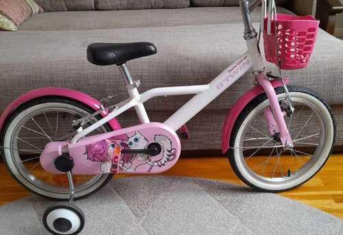 Детский велосипед Btwin 16 для девочки