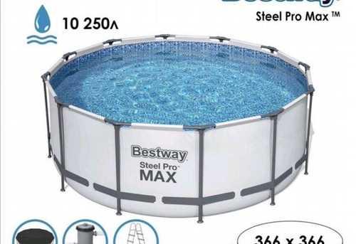 Каркасный бассейн Bestway Steel pro max 366х122 см