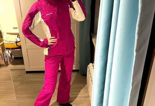 Горнолыжный костюм columbia розовый + перчатки