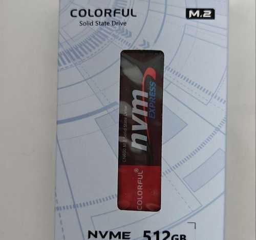 SSD диск Colorful M.2 2280 512Гб PCIe 3.0 x4