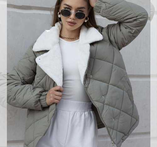 Шикарная куртка женская осень зима 44-46-48-50-52