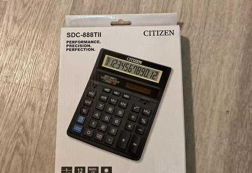 Калькулятор Citizen sdc 888