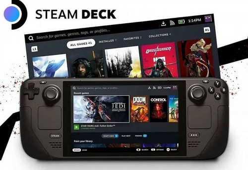 Игровая консоль Valve Steam Deck (64GB)