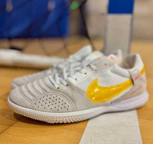 Футзалки Nike StreetGato White&Grey