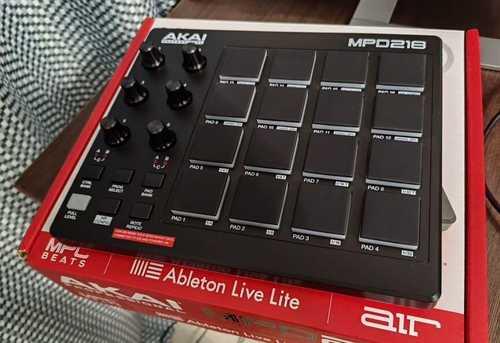 Midi контроллер, midi pad Akai MDP218