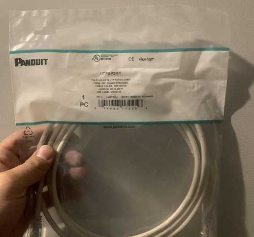 Патч-корд panduit utpsp2MY TX6 plus UTP, Cat.6