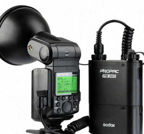 Вспышка Godox AD360II-N с батарейным блоком PB960