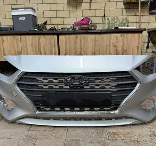 Бампер hyundai solaris 2