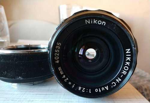 Nikon nikkor n c 24mm f2.8