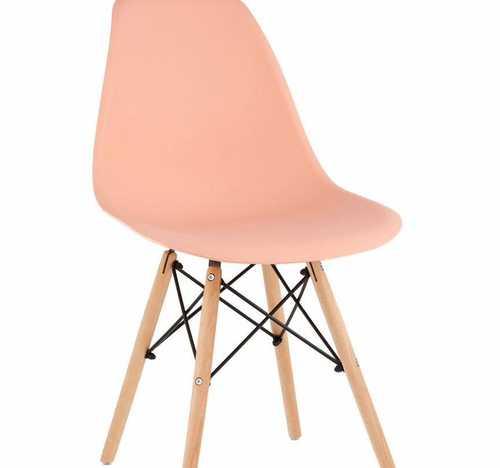 Стул Eames Style DSW персиковый (разборный каркас)