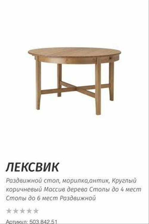 Стол кухонный IKEA новый