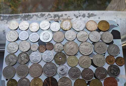 Иностранные монеты разные с 1906 года