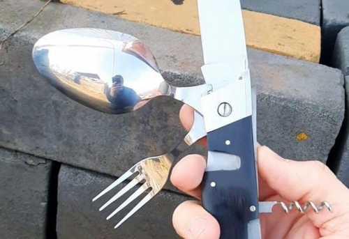 Нож складной Турист 6 предметов