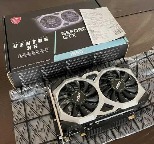 Видеокарта MSI GeForce GTX 1650