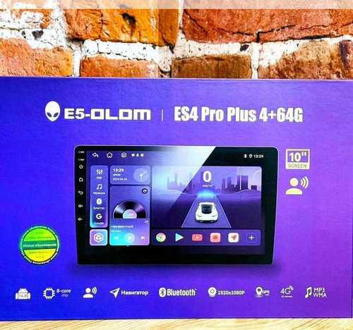 Автомагнитола ES4 Pro Plus 4 64G (10 дюймов  голос