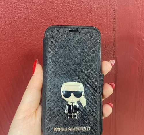 Чехлы книжки на iPhone 12 mini - Guess и Karl Lage