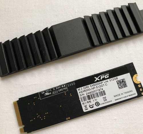 Adata XPG SX6000 Lite 512 Гб M.2 PCI-E 3.0 x4 2280