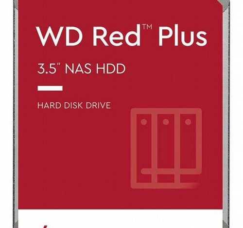 Жесткий диск WD sata-III 4TB WD40efpx NAS Red Plus (5400rpm) 256Mb 3.5"