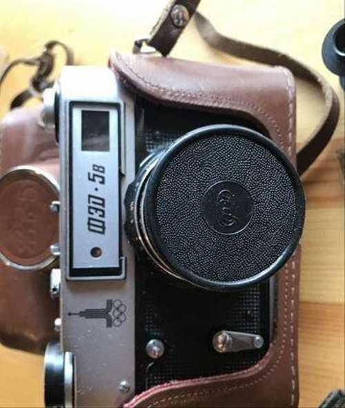 Плёночный фотоаппарат фэд-5В с символикой ои 1980