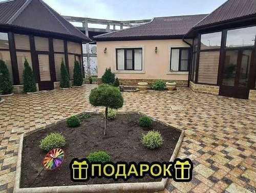 Тротуарная плитка и укладка 8 кирпичей 400х400х50
