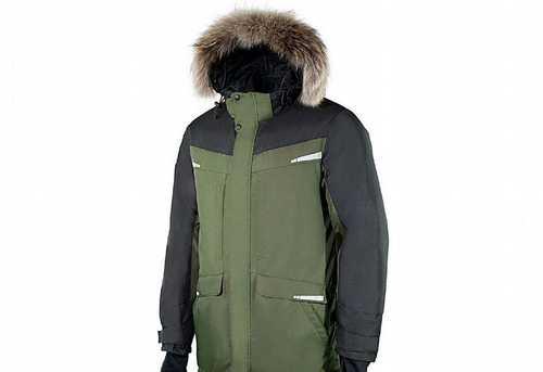 Парка мужская зимняя Brodeks KW 205 plus, хаки/чер