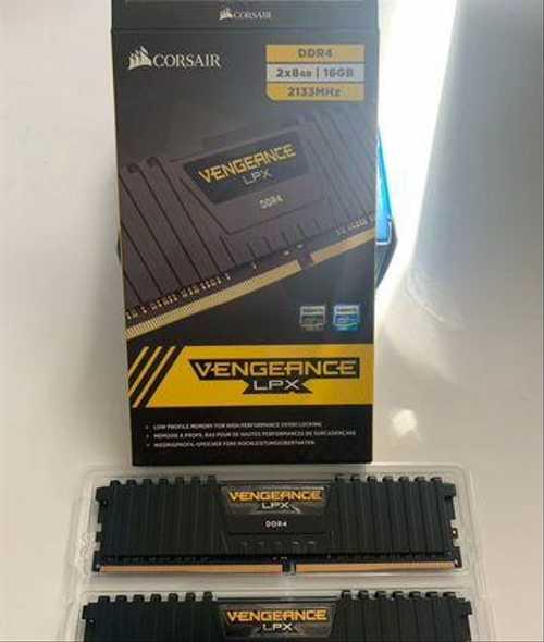 Оперативная память corsair vengeance 2х8gb 2133mhz