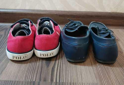 Кеды Ralph Lauren Polo, макасины кожаные Zara