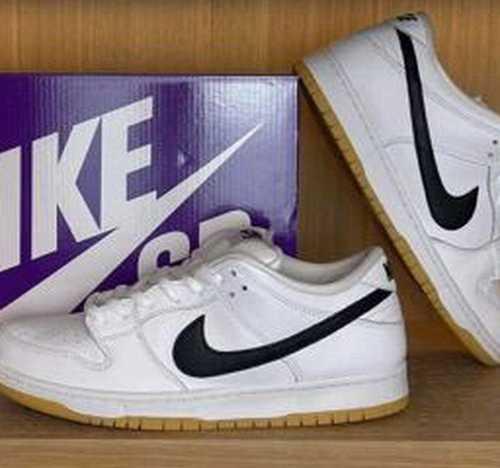 Кроссовки Nike Sb dunk low White Gum