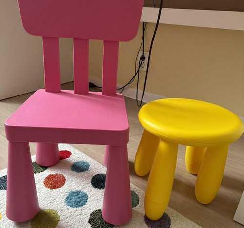 Стул и табуретка IKEA