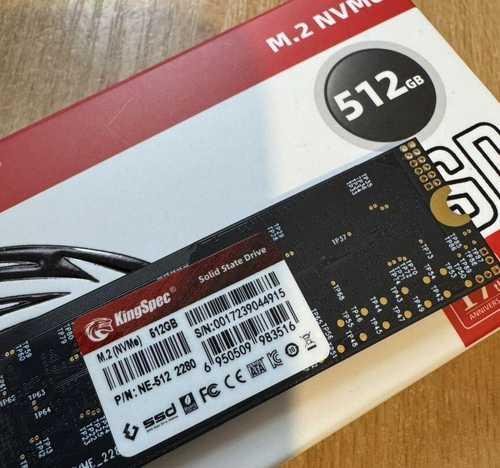 Ssd m2 nvme 512gb kingspec ne512