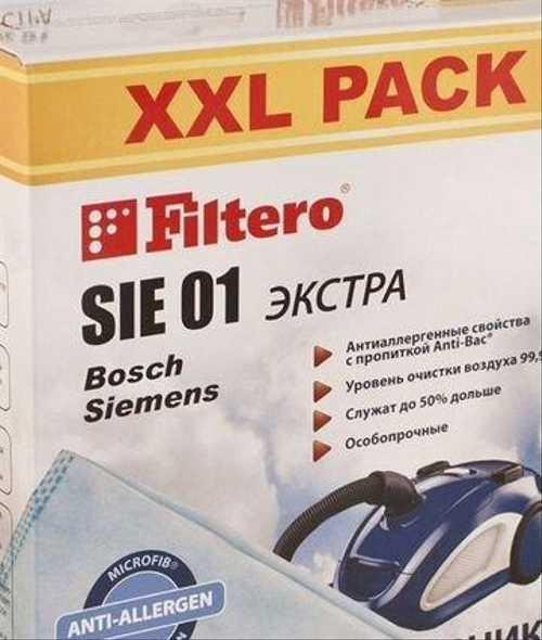 Мешки-пылесборники Filtero SIE 01 XXL Pack Экстра+