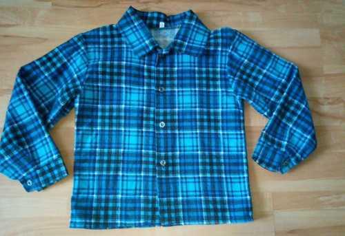 Фланелевая рубашка для мальчика 110-116