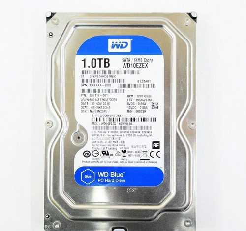 3.5 SATA HDD 1TB Western Digital WD10ezex