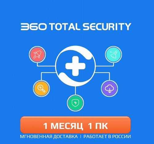 Антивирус 360 Total Security Premium 1 месяц 1 пк