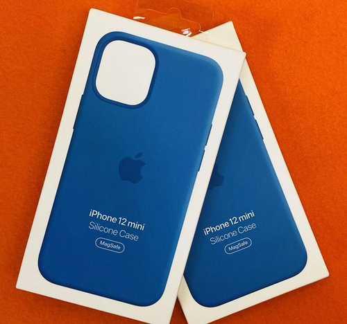 iPhone 12 mini Silicone Case Capri Blue (New)