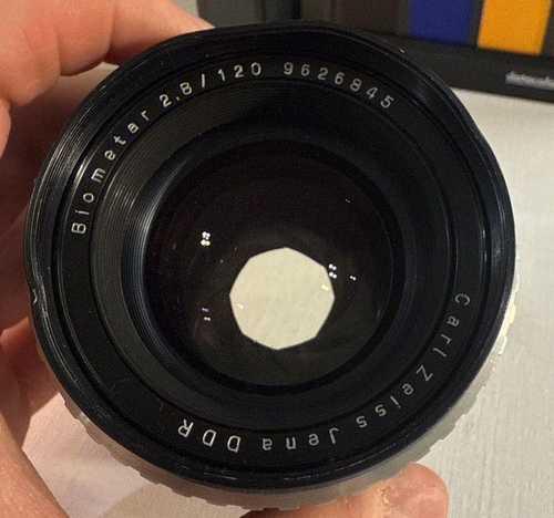 Объектив carl zeiss jena ddr biometar 2.8 120mm