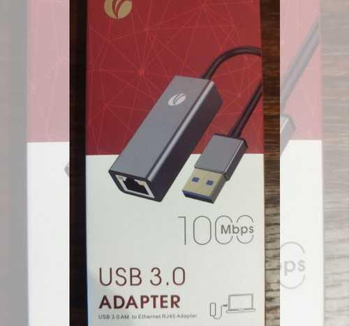 Ethernet адаптер USB 3.0 - RJ-45. vcom DU312M