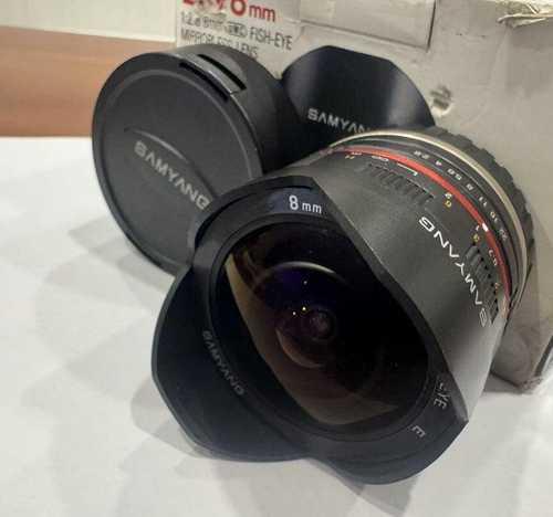 Объектив Samyang 2.8/8mm UMC fish-EYE