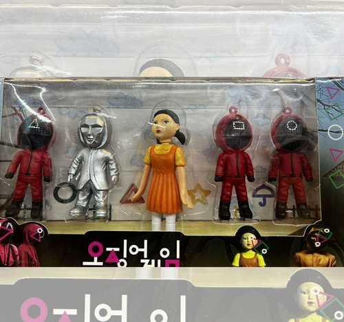Фигурки игра в кальмара 1 сезон