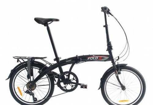 Складной велосипед FoldX twist black 2023