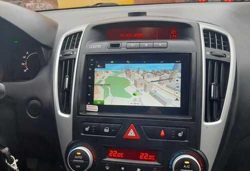 Android магнитола Kia Ceed 2010 - 2012, есть Teyes