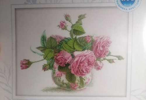Набор для вышивания крестом рто Романтичные розы