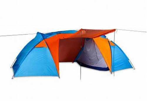 Палатка туристическая с тамбуром синяя 450х220х200