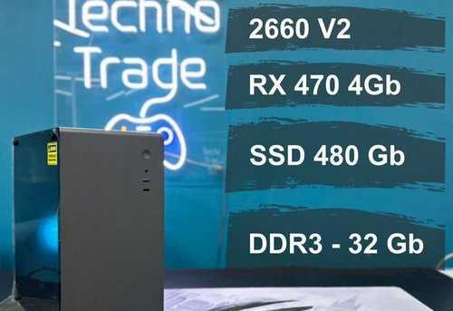 Игровой пк 10 ядер RX 470 4Gb SSD