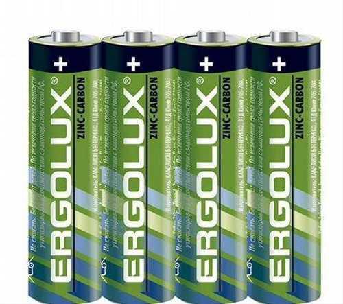 Батарейка Ergolux R6 AA (уп. 4шт)